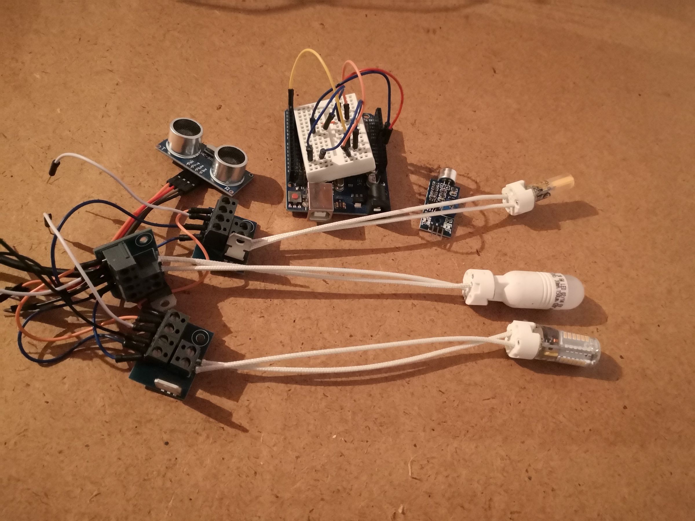 Heart Lamp With Ultrasonic and Sound Sensors : 5 Steps - Instructables