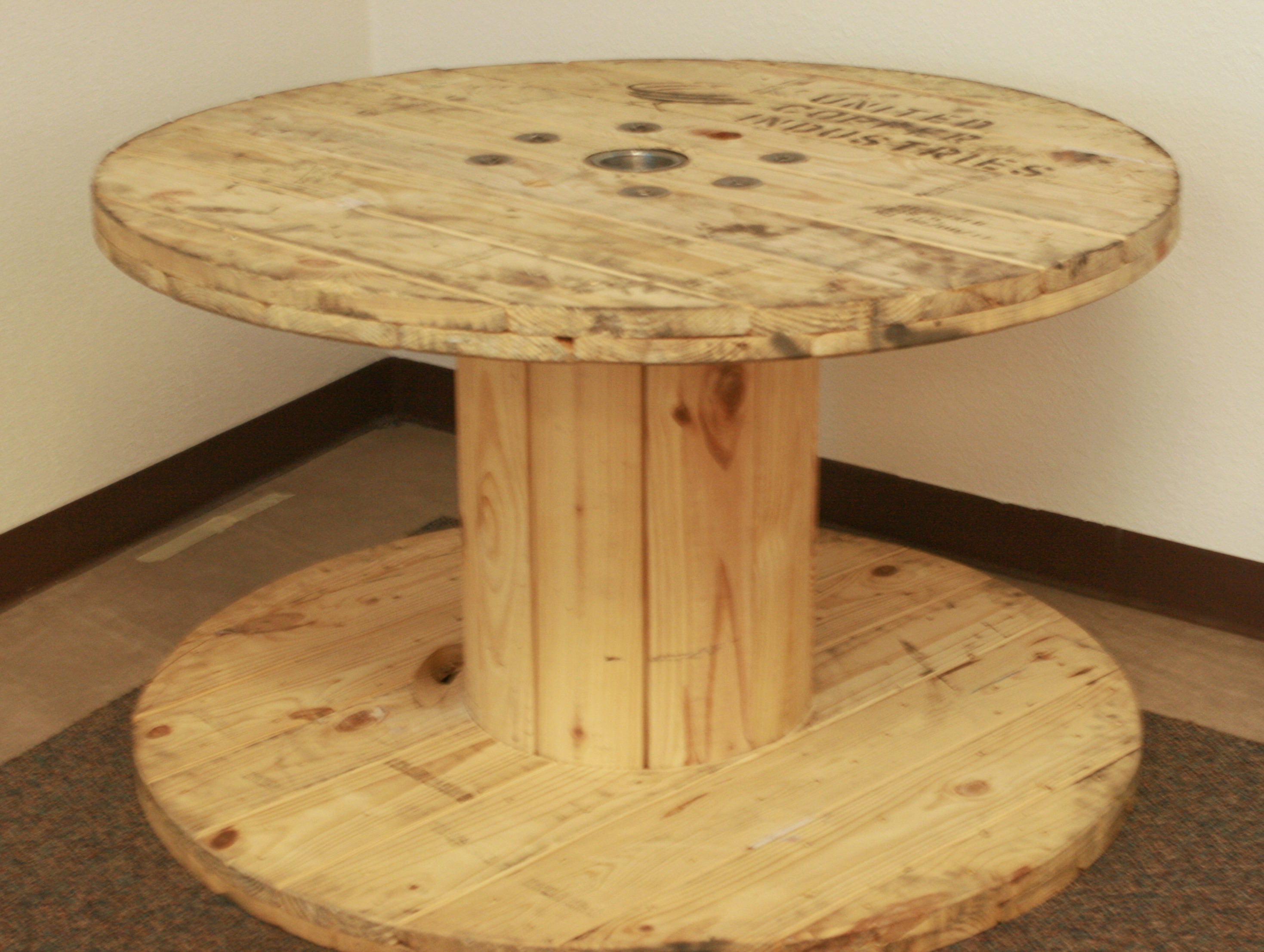 Wire Spool Table 3 Steps with Pictures Instructables