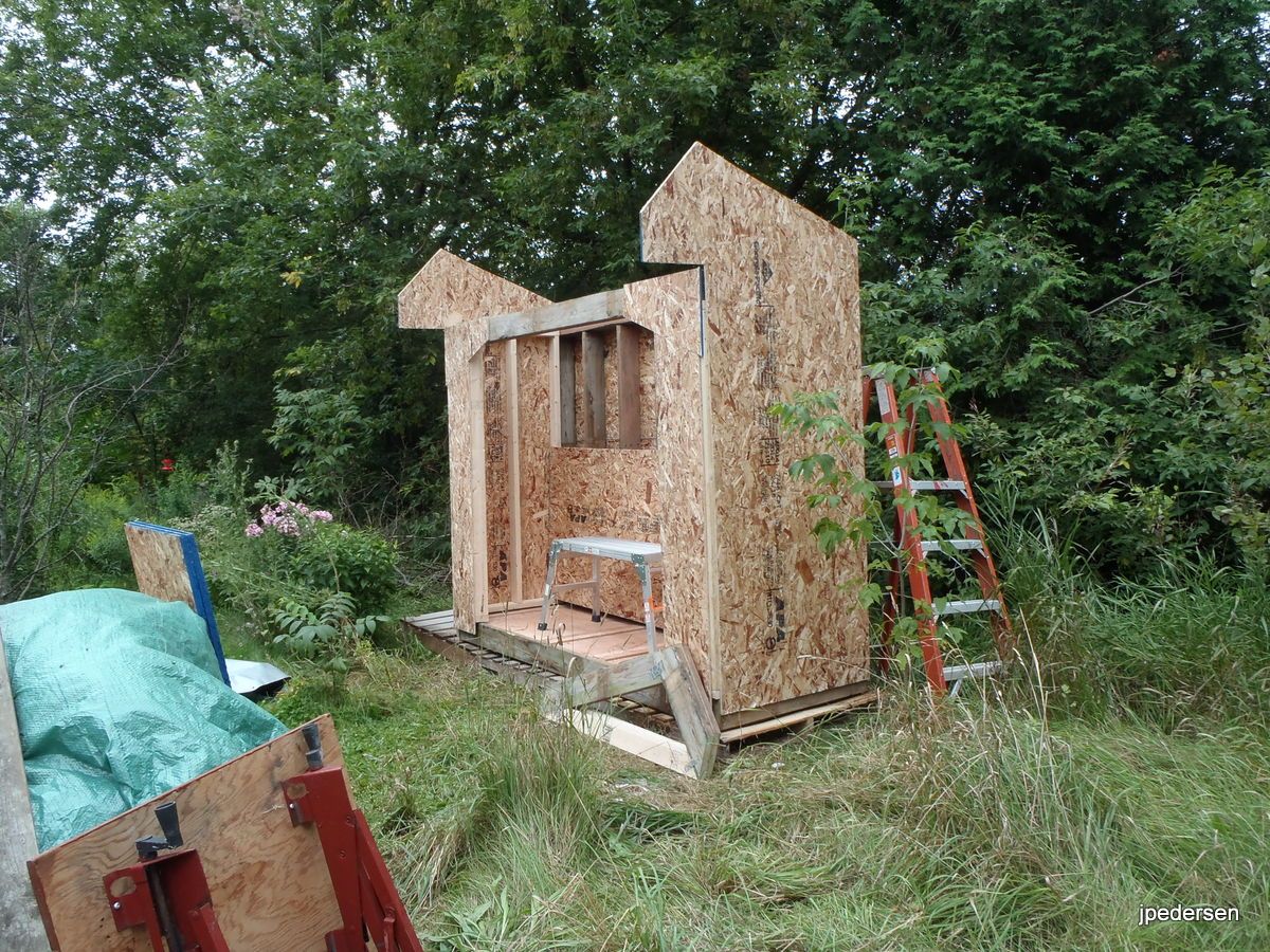 Wood Pellet Storage Shed : 3 Steps - Instructables