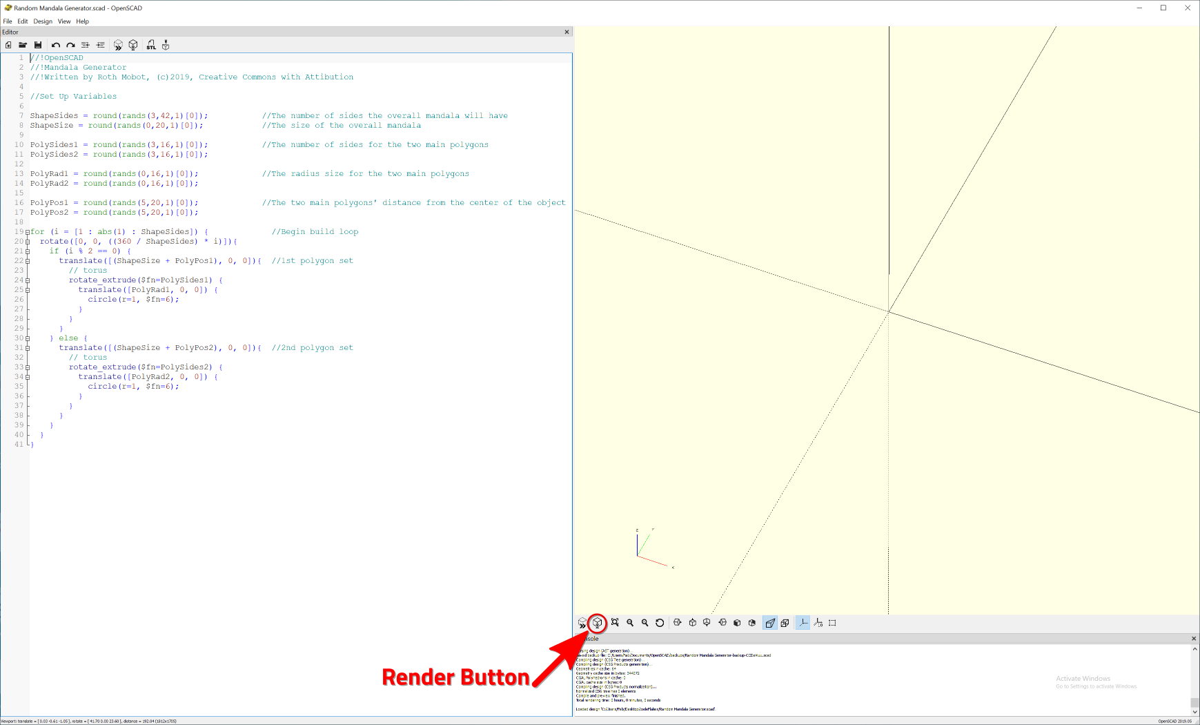 Random Mandala Generator for 3D Printing : 5 Steps - Instructables