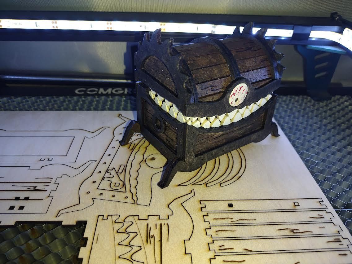 Monster Treasure Chest - Halloween Box : 10 Steps (with Pictures ...