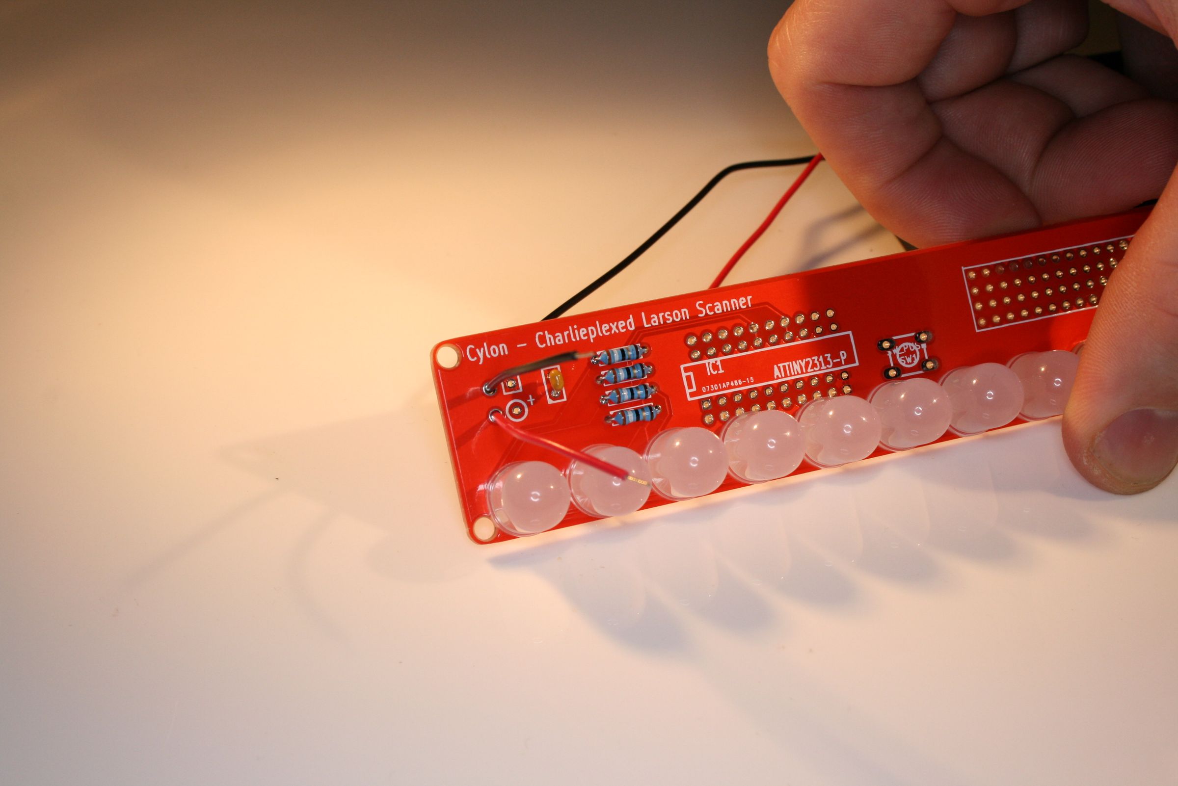 The Cylon - Larson Scanner Kit - With Charlieplexing! : 9 Steps (with ...