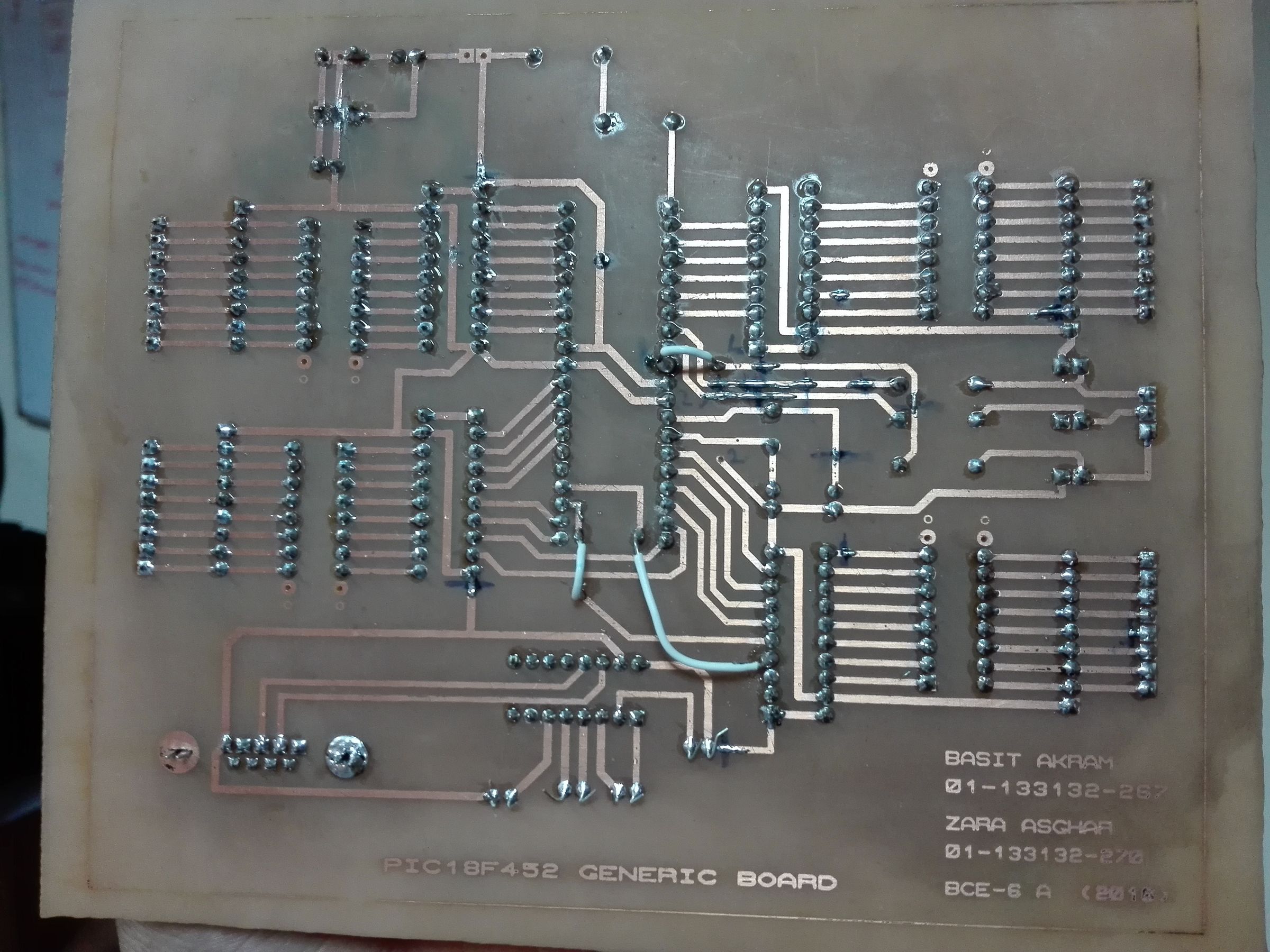 Making of PIC18F452 Micro-Controller Development/Generic Board : 5 ...