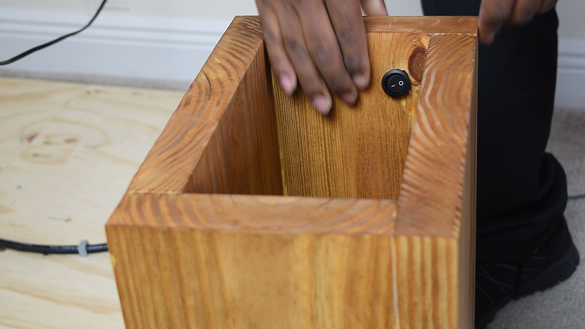 DIY Platform Bed With Floating Night Stands : 7 Steps (with Pictures ...