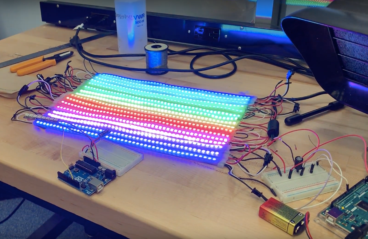 EqualAir: Wearable NeoPixel Display Triggered by Air Pollution Sensor ...