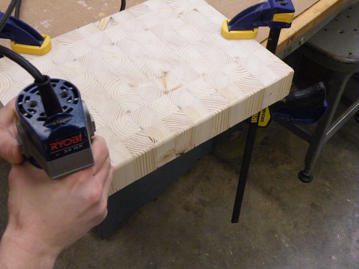 2x4 End Grain Cutting Board / Butcher Block : 13 Steps (with Pictures ...