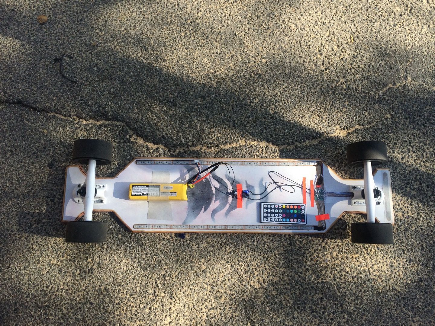 Glowing Longboard : 5 Steps - Instructables