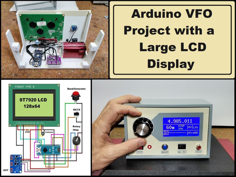 Arduino VFO Project With a Large LCD Display : 4 Steps - Instructables