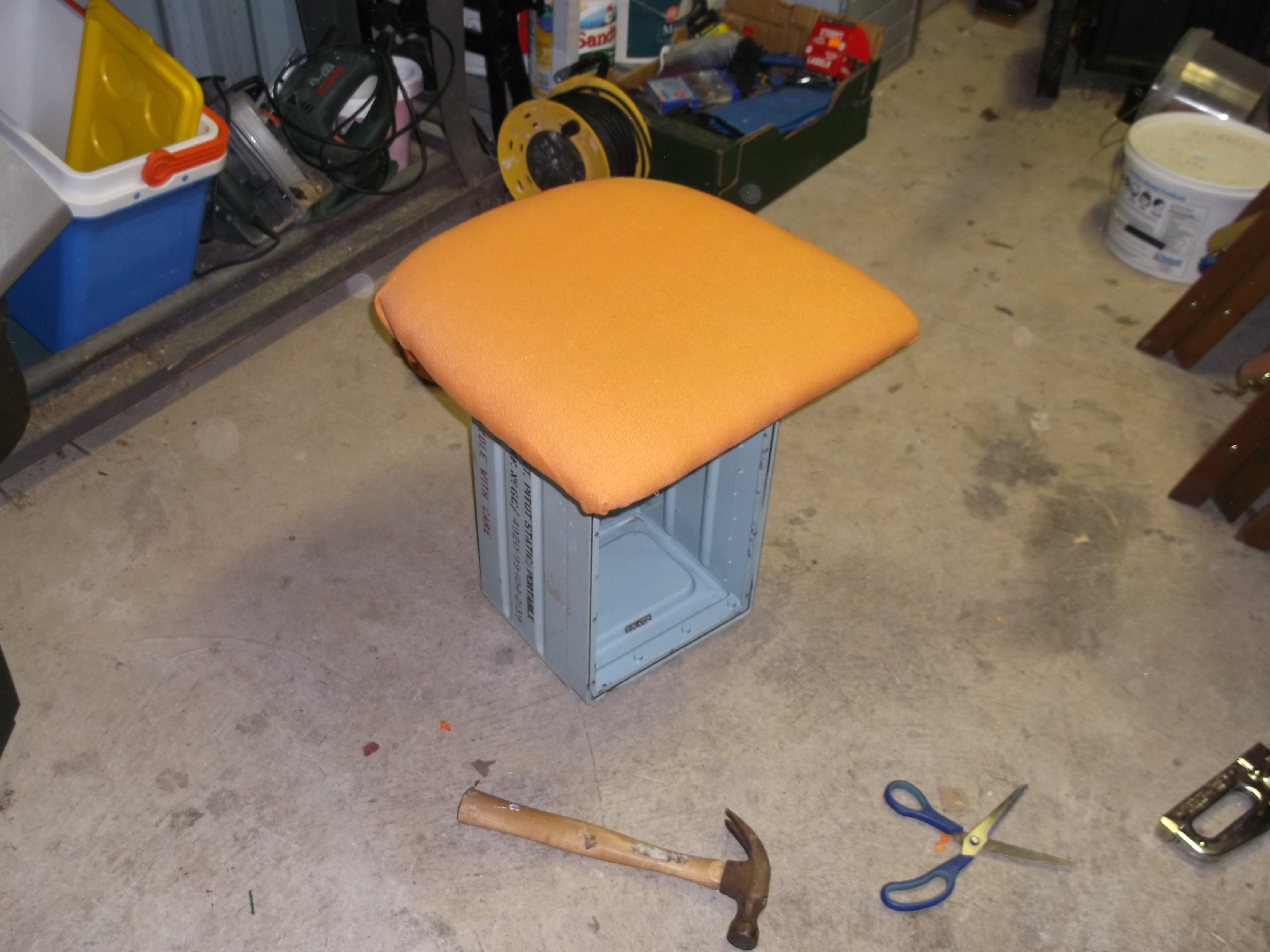 Workshop Stool From a Steel Box. - Instructables