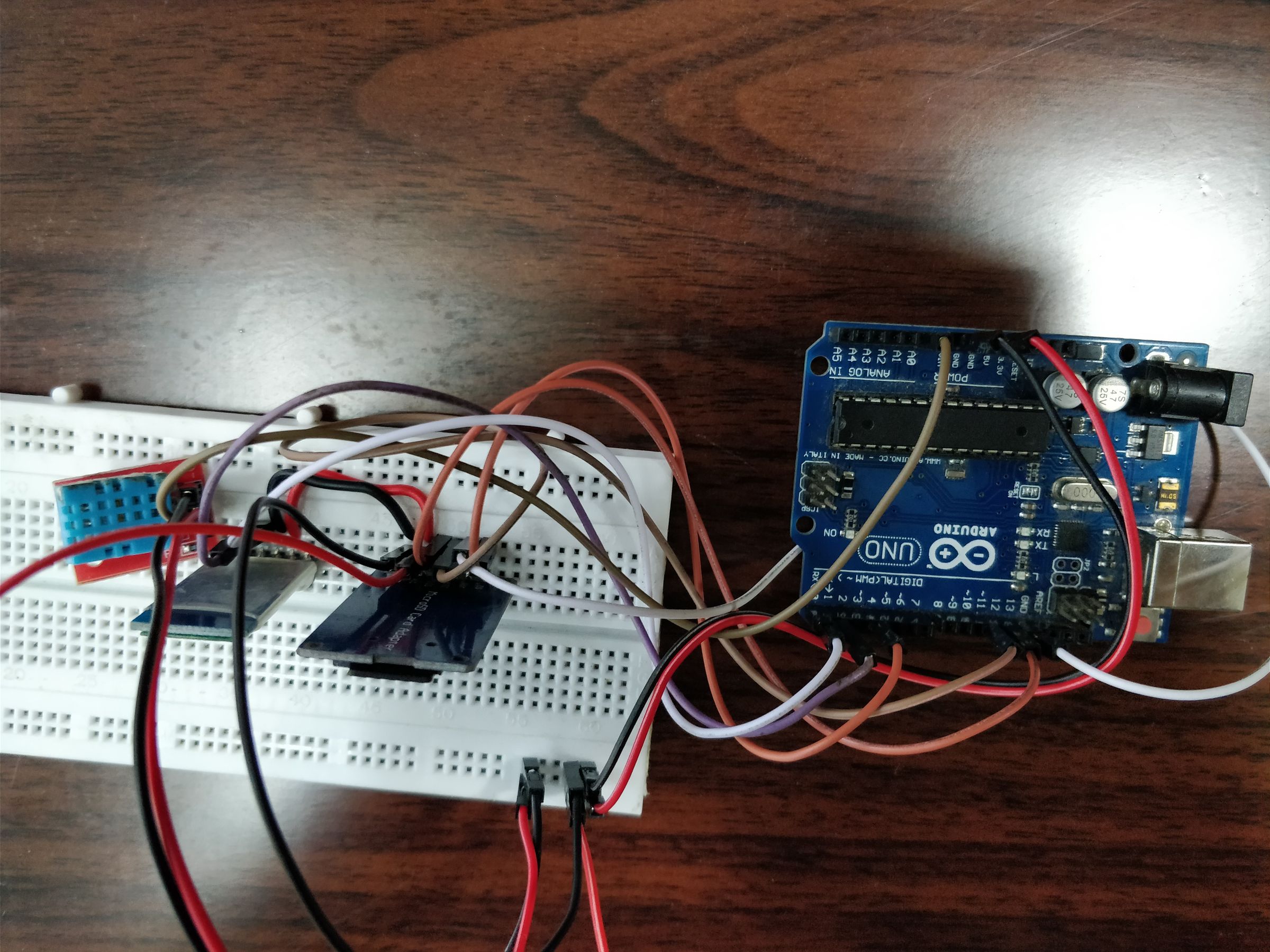 Temperature and Humidity Data Logger From Arduino to Android Phone With ...