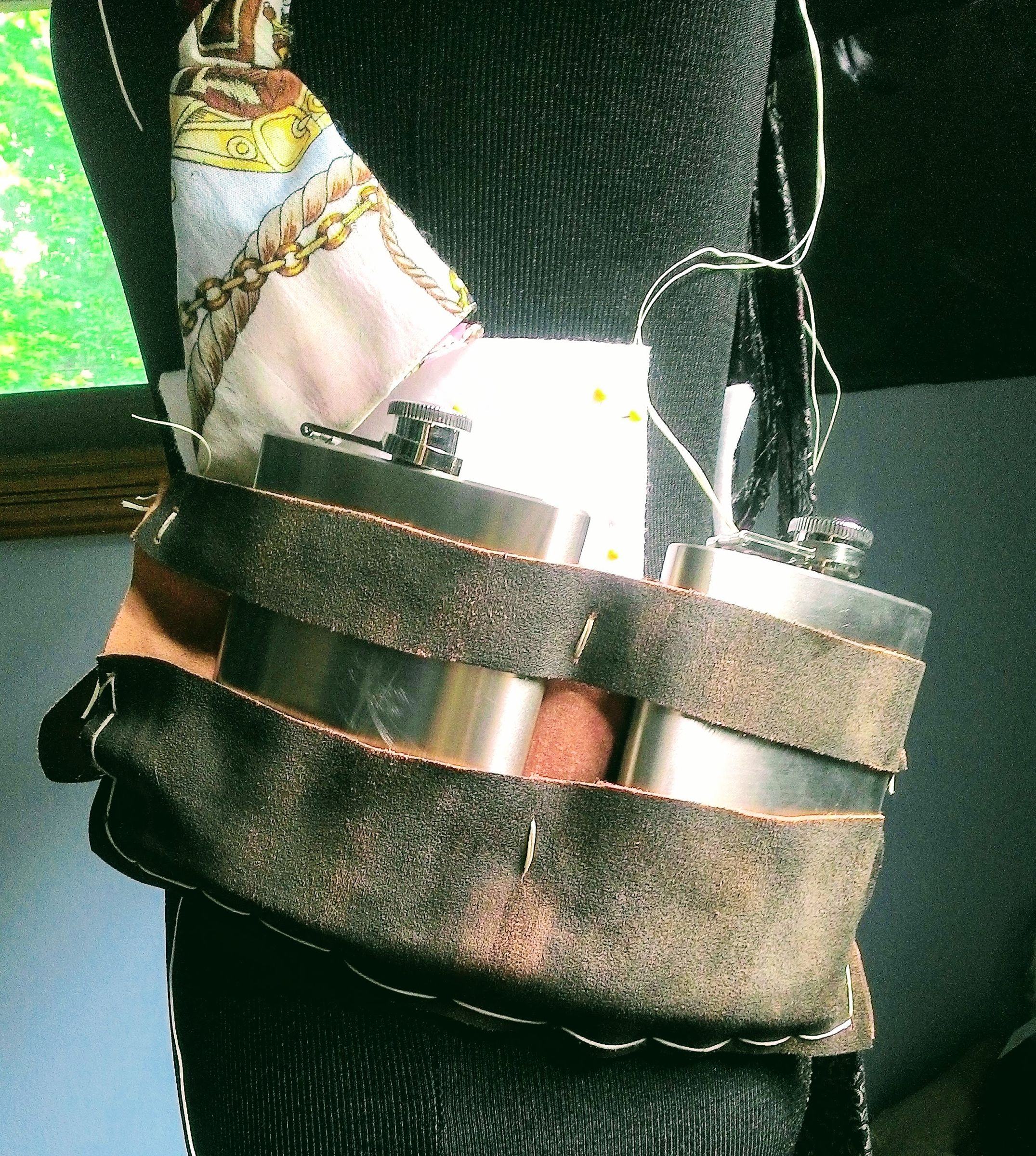 Easy Leather Flask Holder : 6 Steps (with Pictures) - Instructables