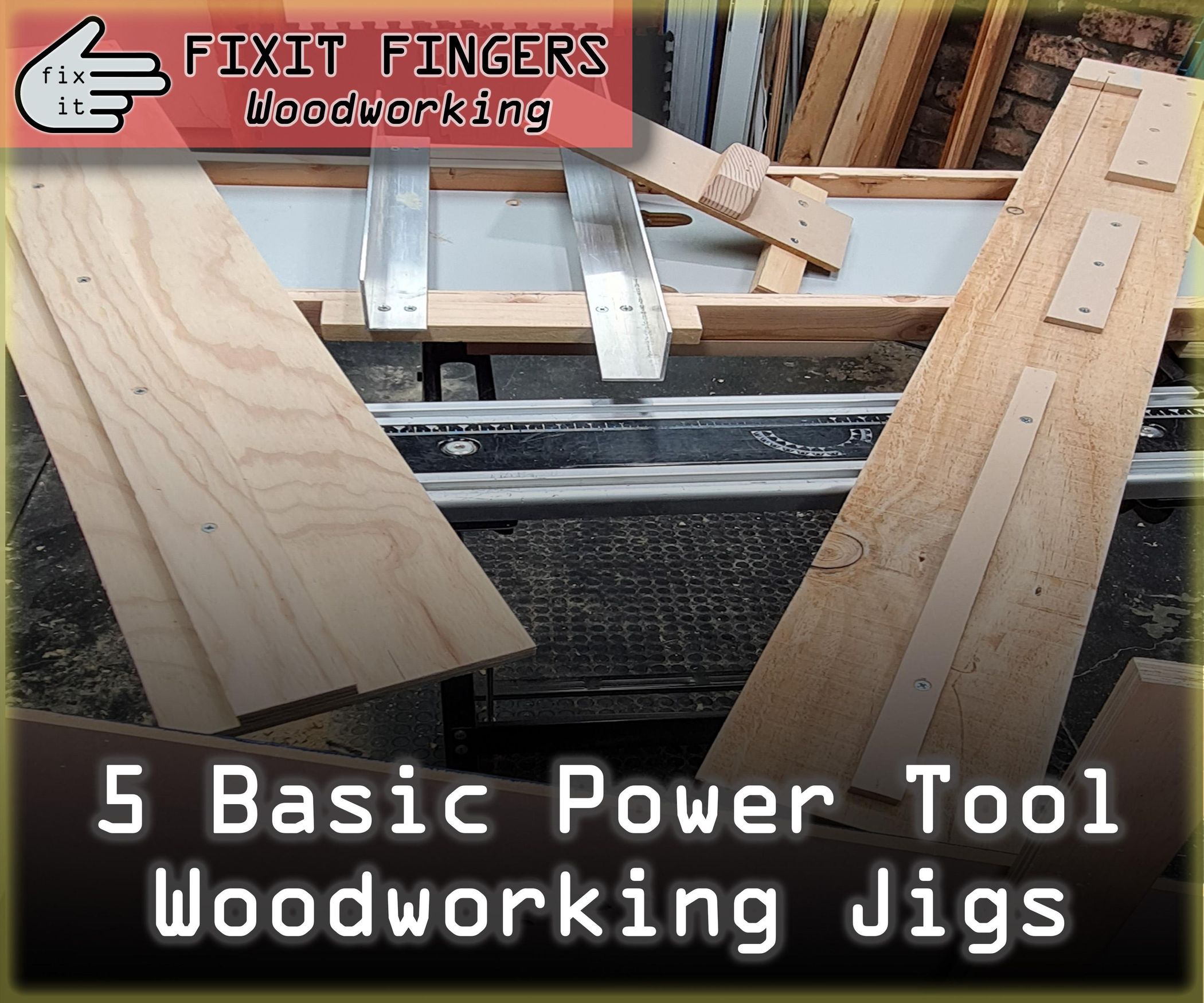 5 Simple and Essential Power Tool Woodworking Jigs : 6 Steps (with ...