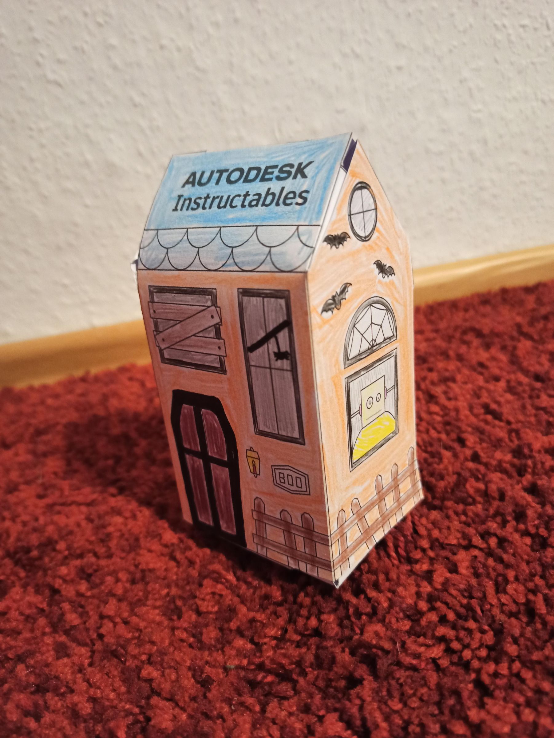 Free Halloween Haunted House Papercraft : 7 Steps (with Pictures ...