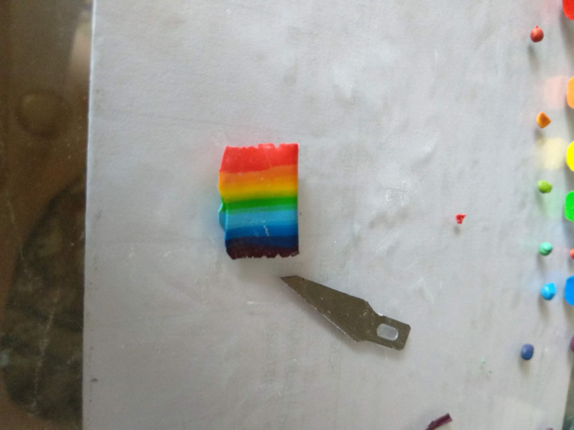 Polymer Clay Rainbow Gradient! : 4 Steps (with Pictures) - Instructables