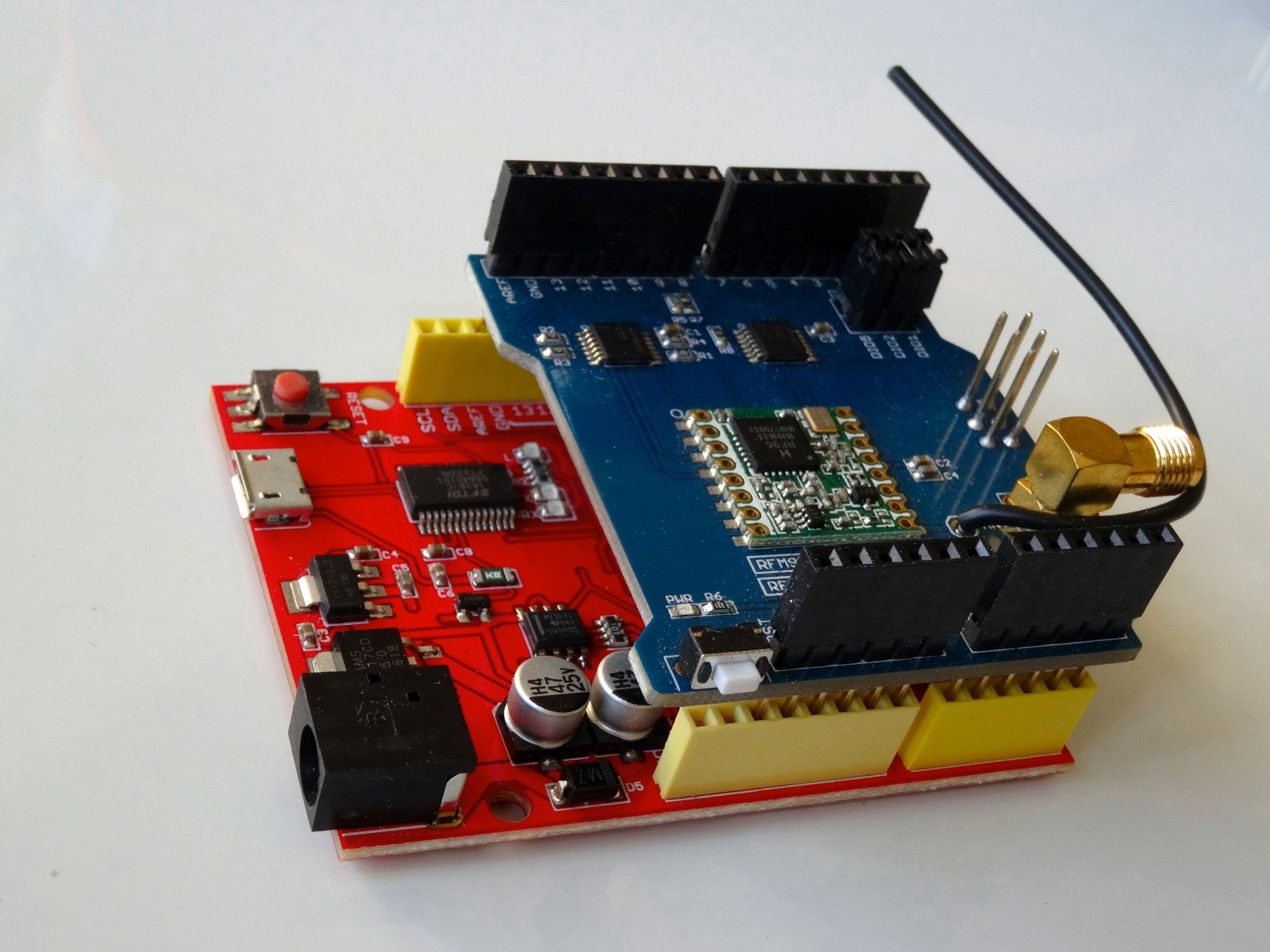 Arduino and Visuino: Long Distance Remote Light Sensor With RFM95W ...