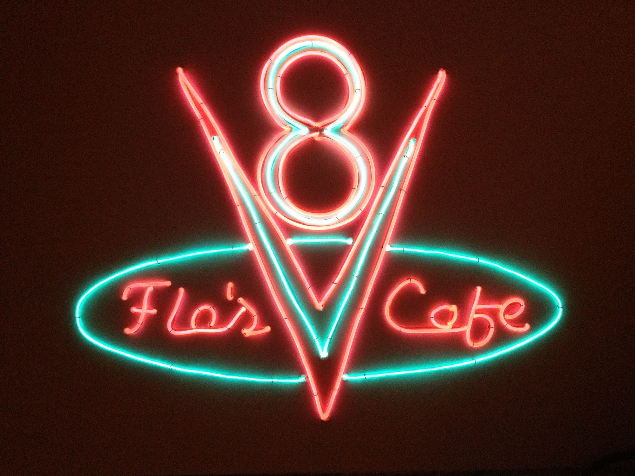 Flo's V8 Cafe Sign : 5 Steps - Instructables