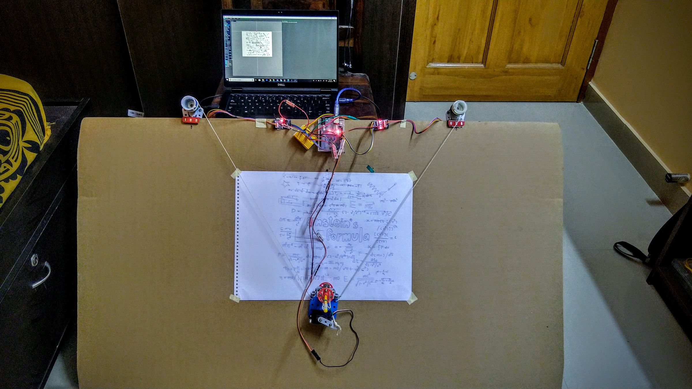XY Plotter Drawing Robot | Arduino | Polargraph : 7 Steps (with ...