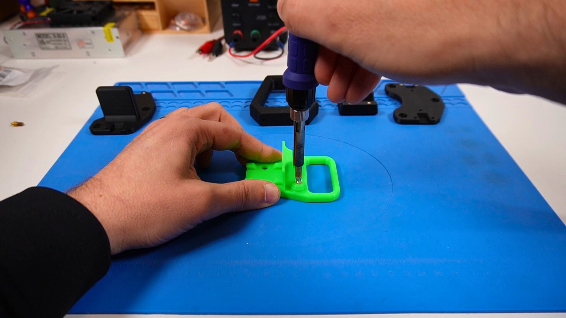 DIY Heat-Set Threaded Insert Press for 3D Printed Parts : 8 Steps (with ...