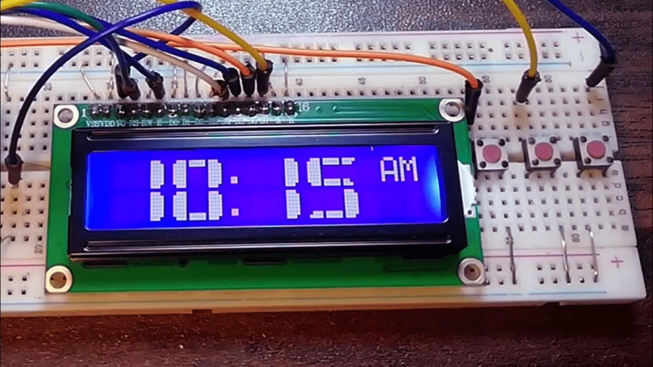 Basic Arduino LCD Clock : 3 Steps - Instructables