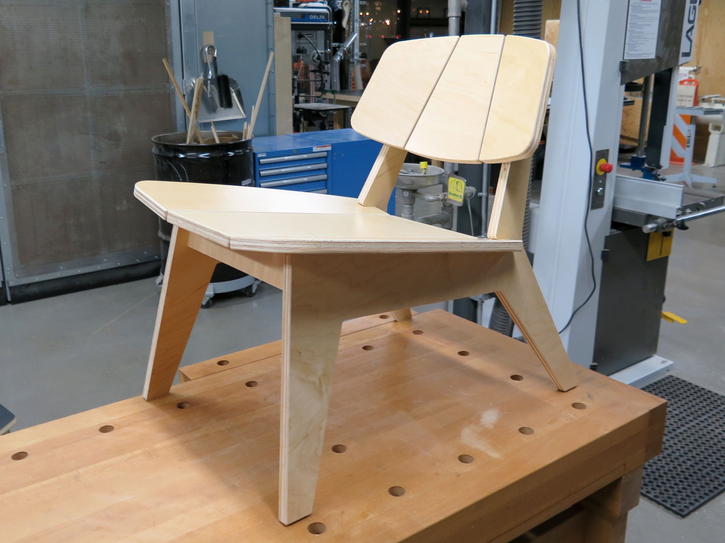 P9L - Lounge Chair Made With CNC Router : 13 Steps (with Pictures ...