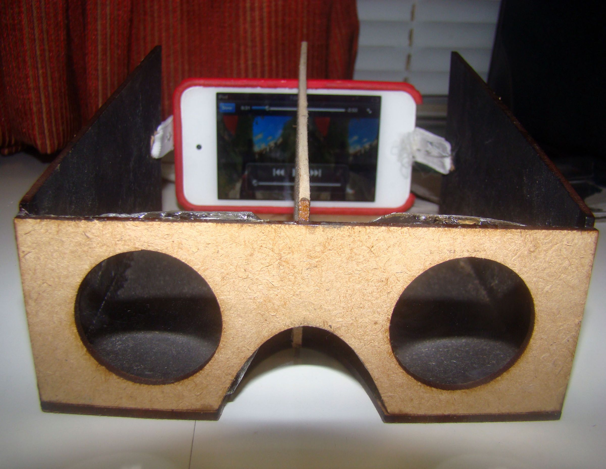 3D Viewer and Virtual Reality Headset Like Oculus Rift and Google Cardboard, for Ipod Touch and ...