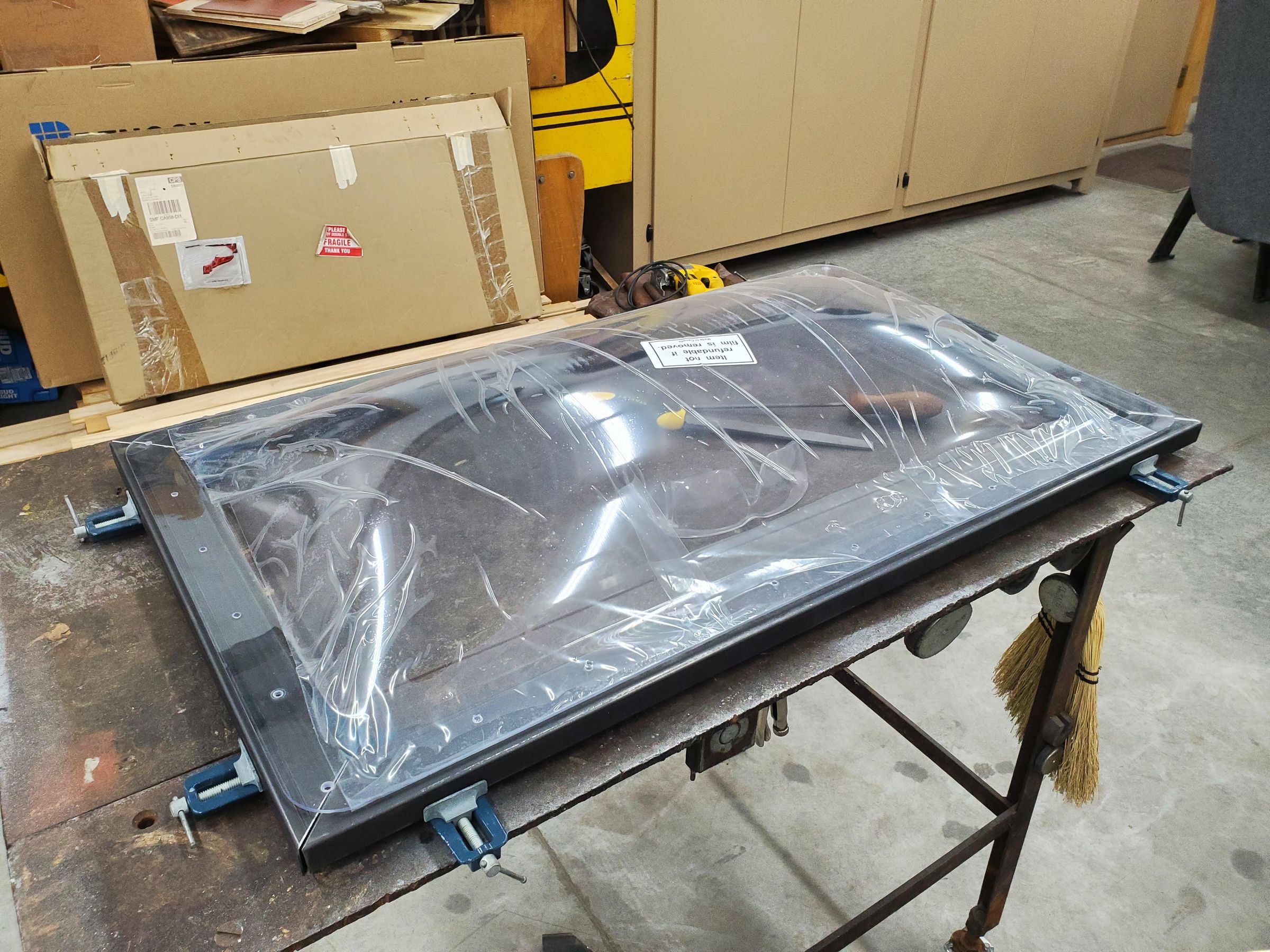 Custom Skylight Frame Installation for a Van Conversion : 13 Steps ...