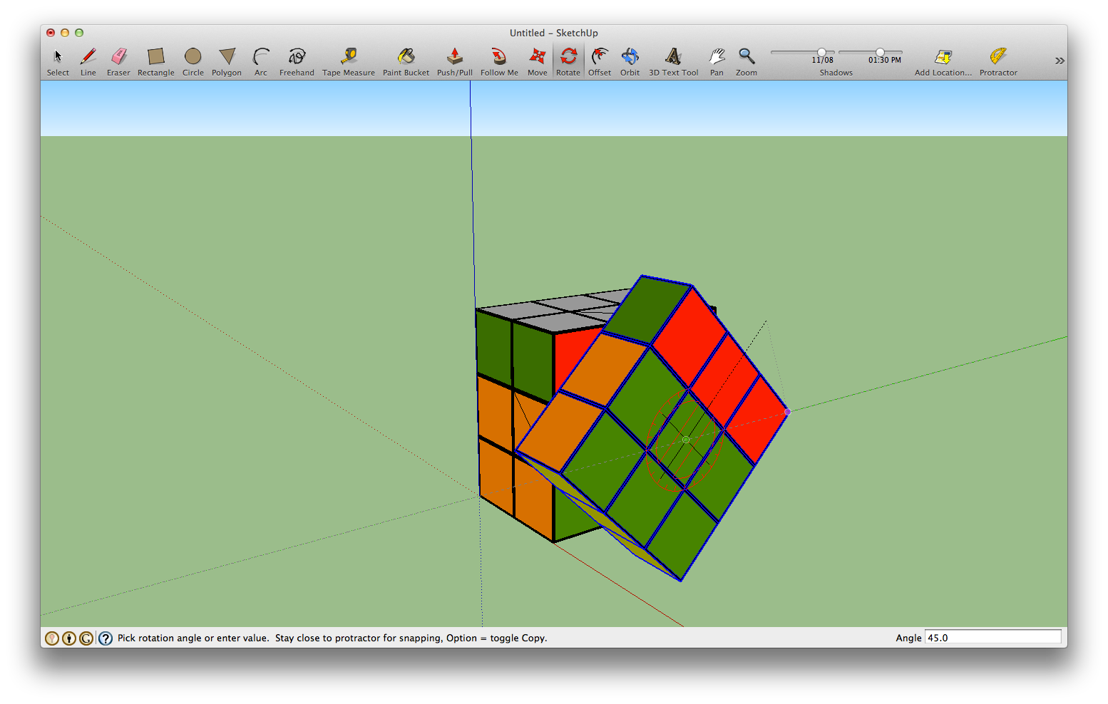 Working Rubik's Cube on Google SketchUp : 5 Steps - Instructables