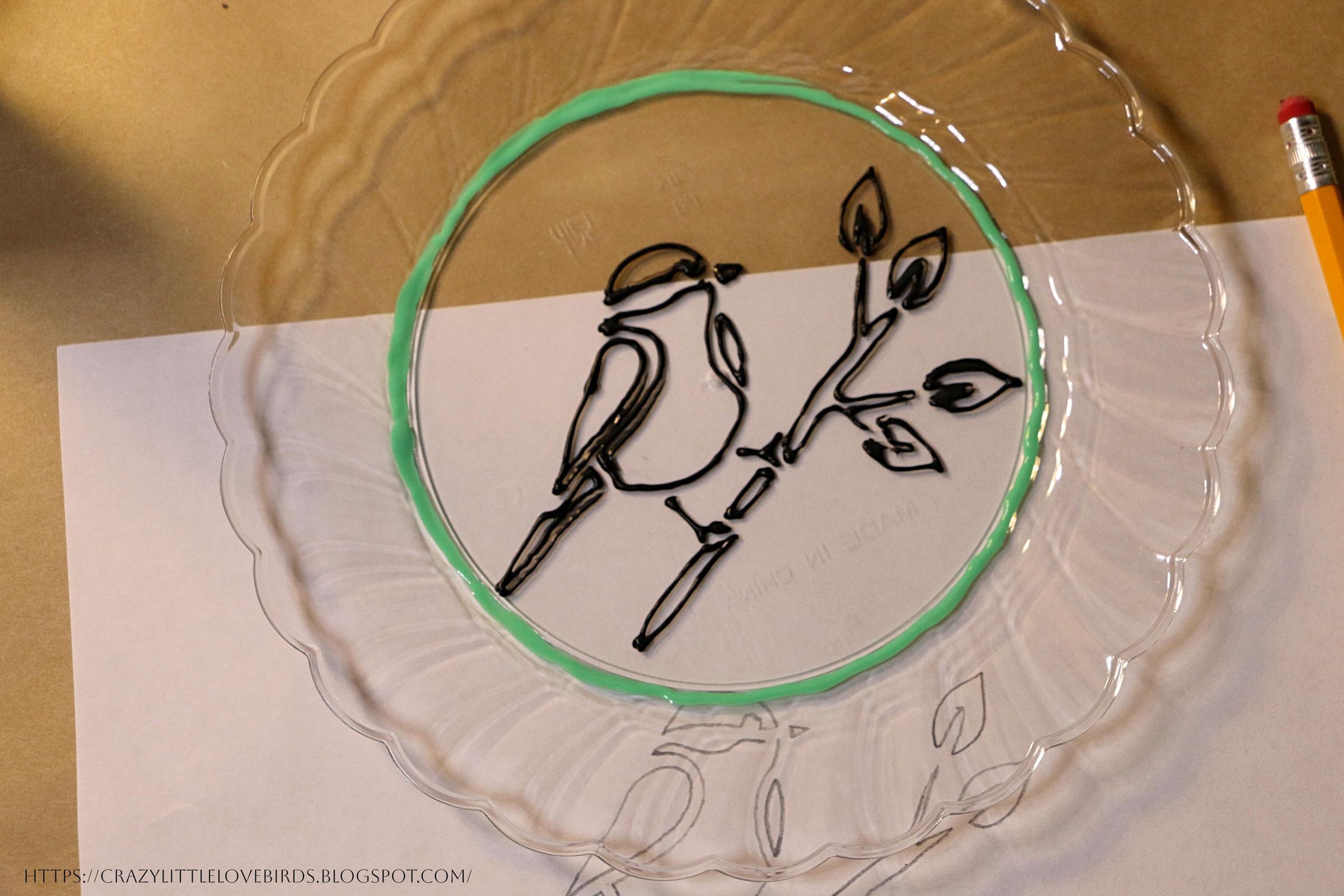 Faux Stained Glass Using Plastic Plates : 6 Steps (with Pictures ...