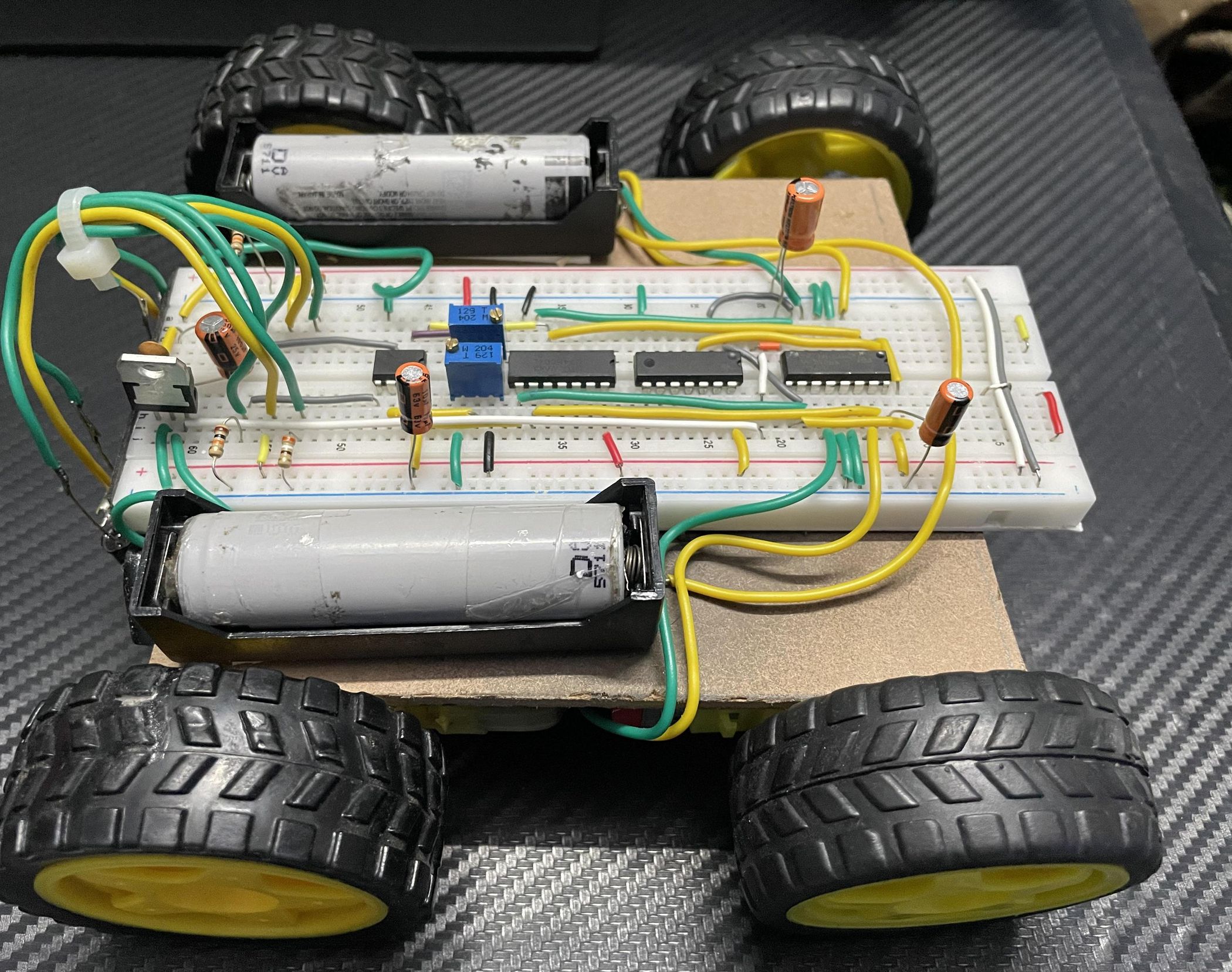 Line Follower Robot Without Using Microcontroller : 6 Steps (with ...