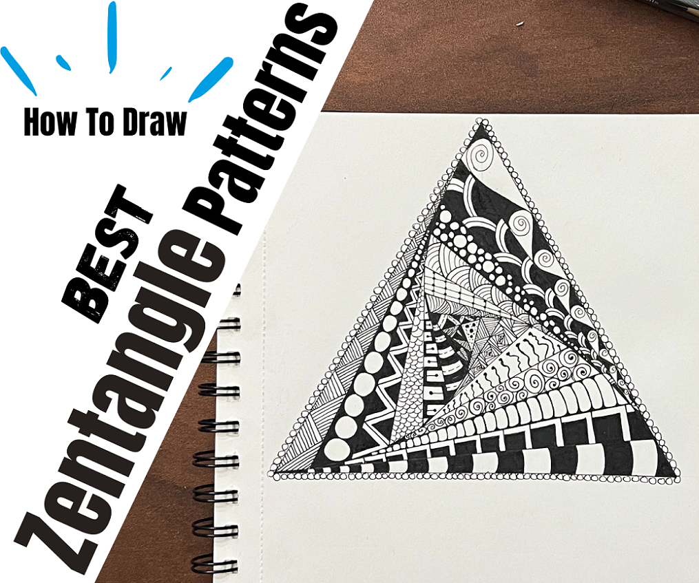 21 Mind Relaxing Zentangle Patterns, How to Draw Tutorial : 20 Steps ...