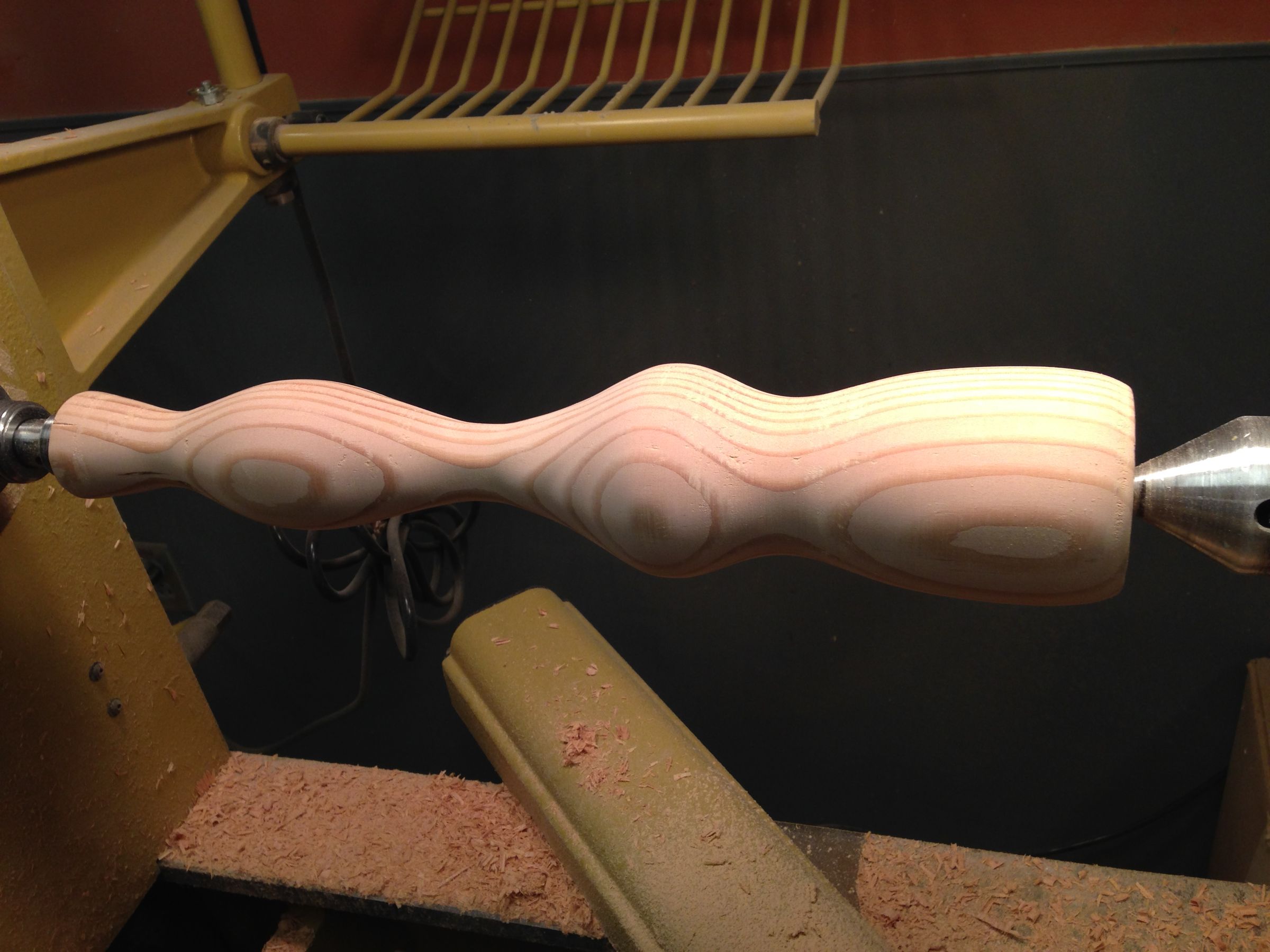 Lasercut-influenced Wood-turned Lamp-base : 4 Steps - Instructables