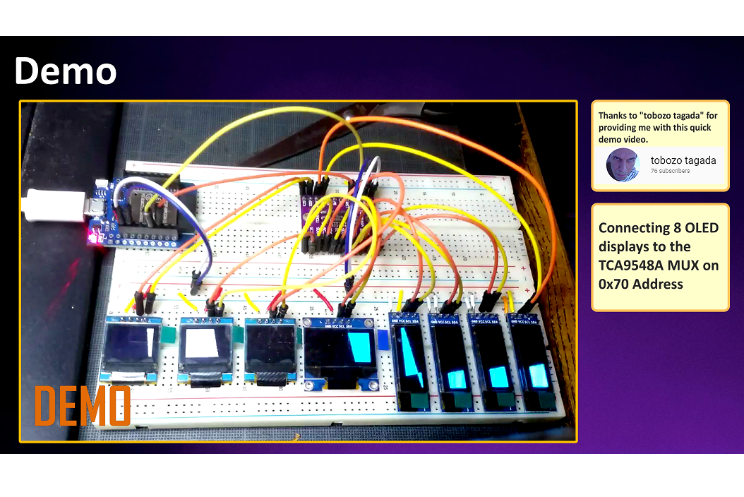 TCA9548A I2C Multiplexer Module - With Arduino and NodeMCU : 11 Steps ...