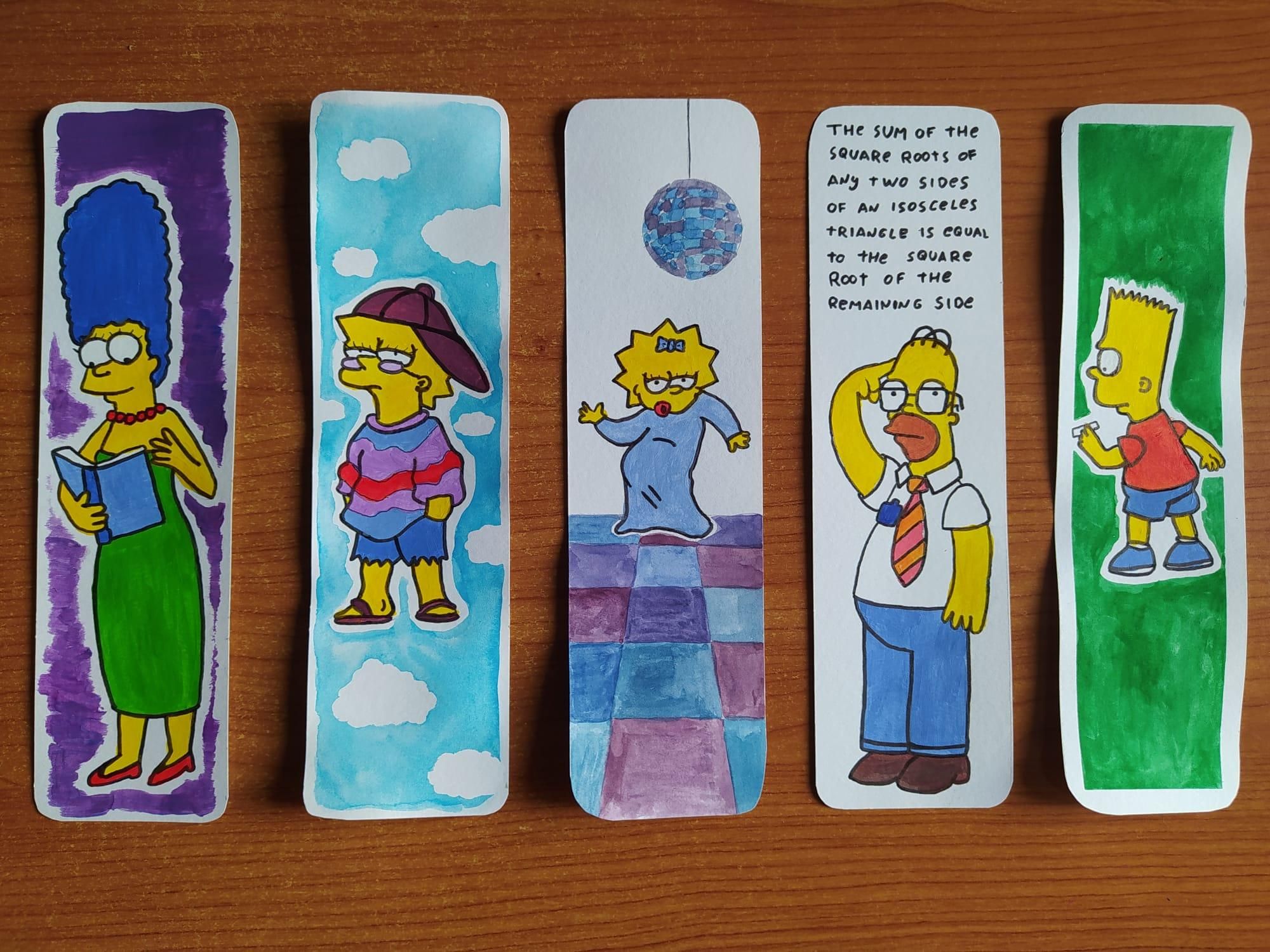 Simpsons Bookmarks + Simple Way to Plasticize : 7 Steps (with Pictures ...