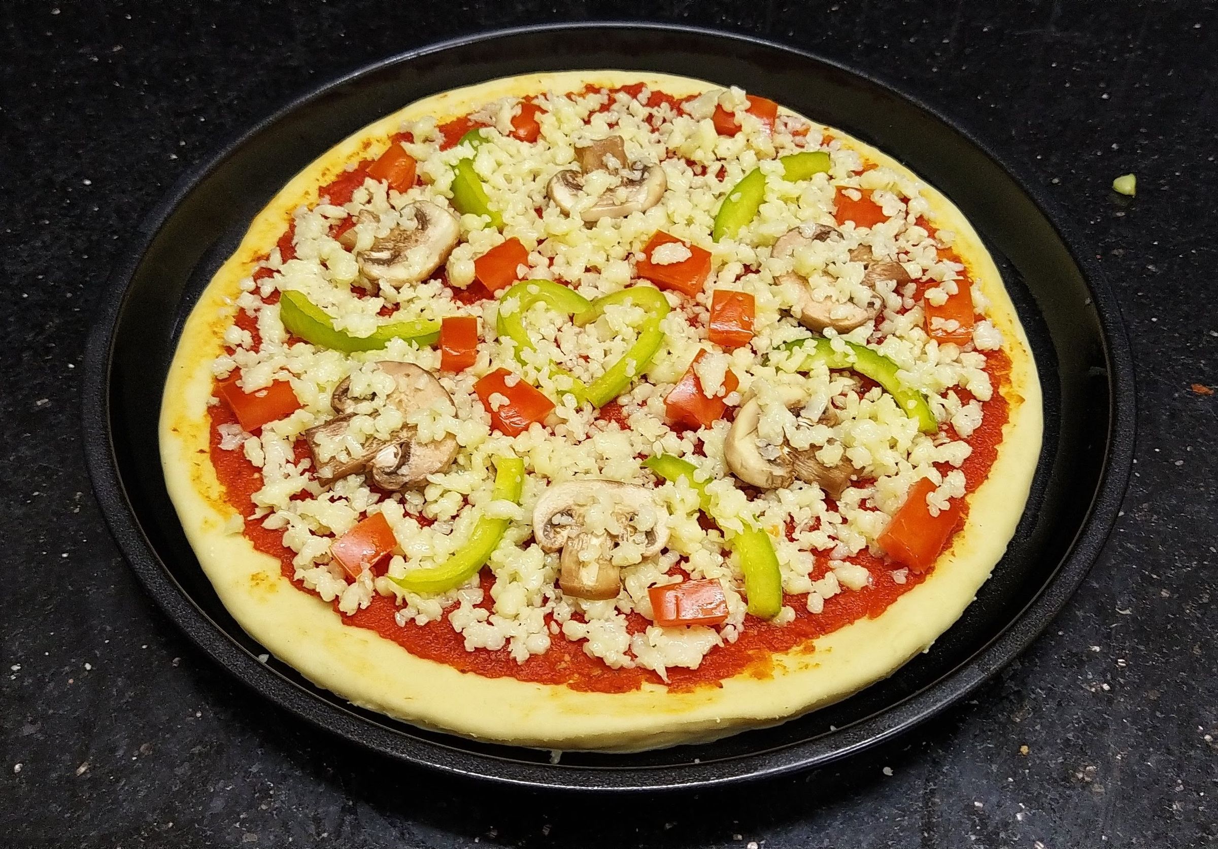 Farm House Pizza - Domino's Style : 17 Steps (with Pictures ...