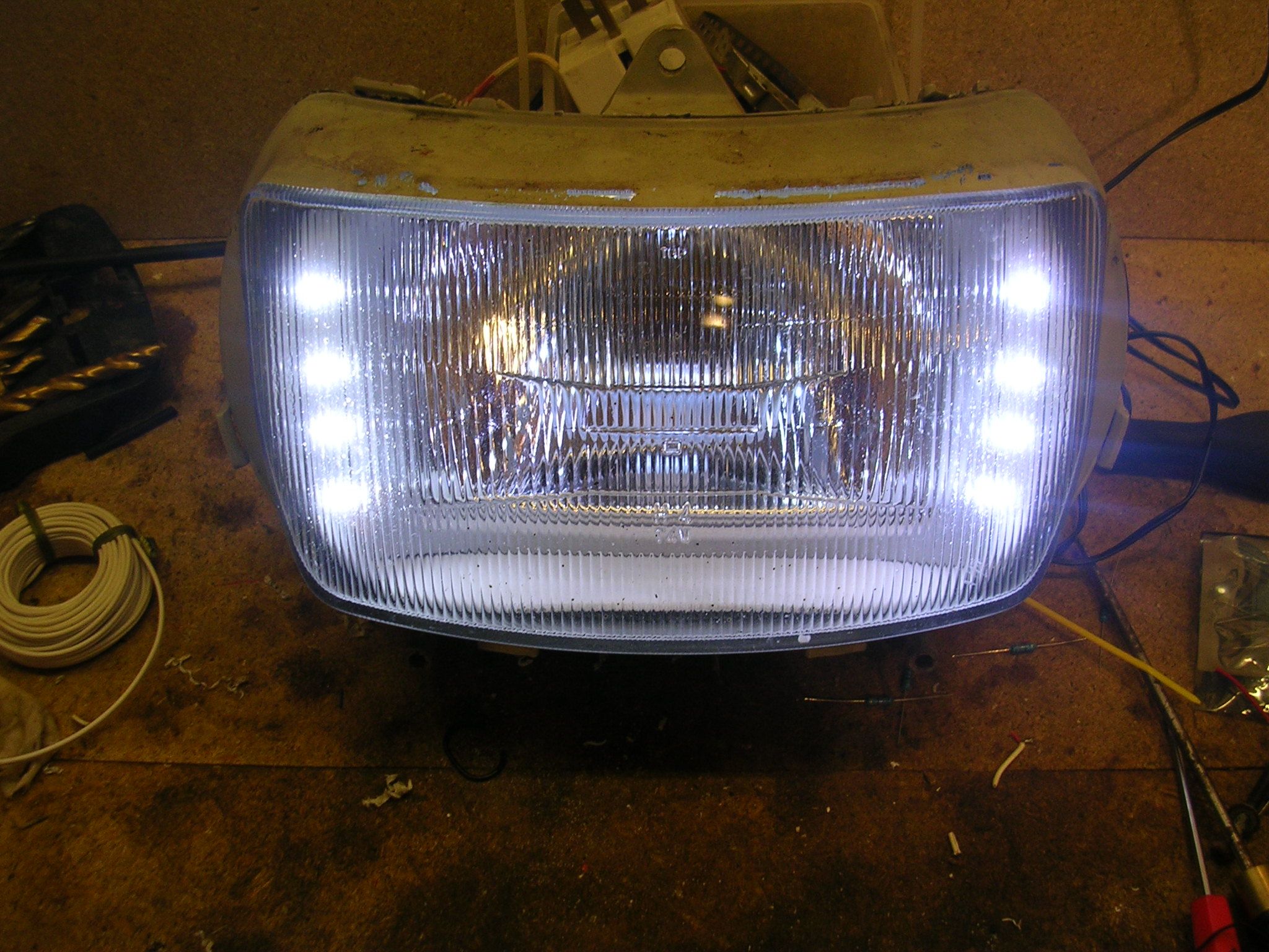 Motorbike Headlight LED Modification : 7 Steps - Instructables