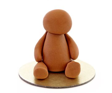 Classic Teddy Cake Topper Tutorial With Fondant/icing. : 8 Steps ...