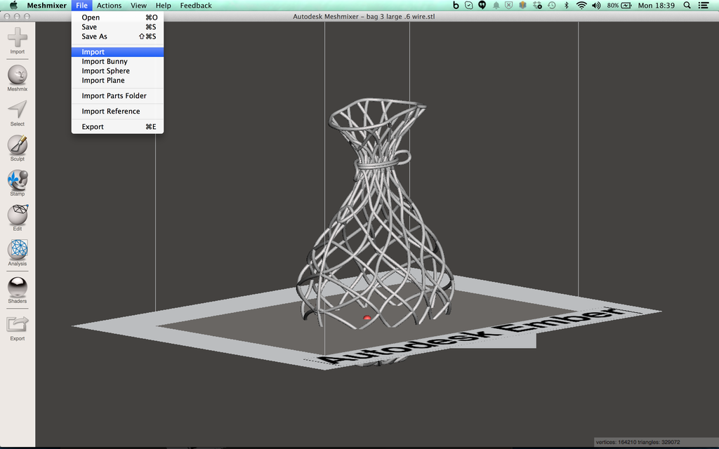 Meshmixer: Importing 3D Models : 3 Steps - Instructables Meshmixer: Importing 3D Models : 3 Steps - Instructables