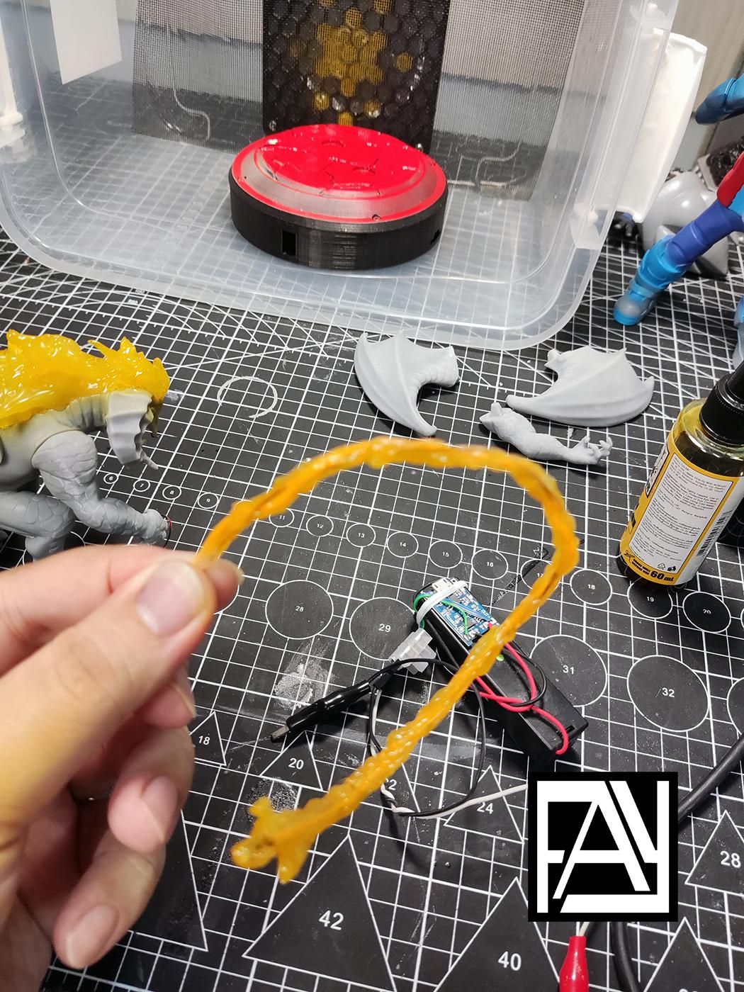 Balrog Glowing Flames : 9 Steps (with Pictures) - Instructables