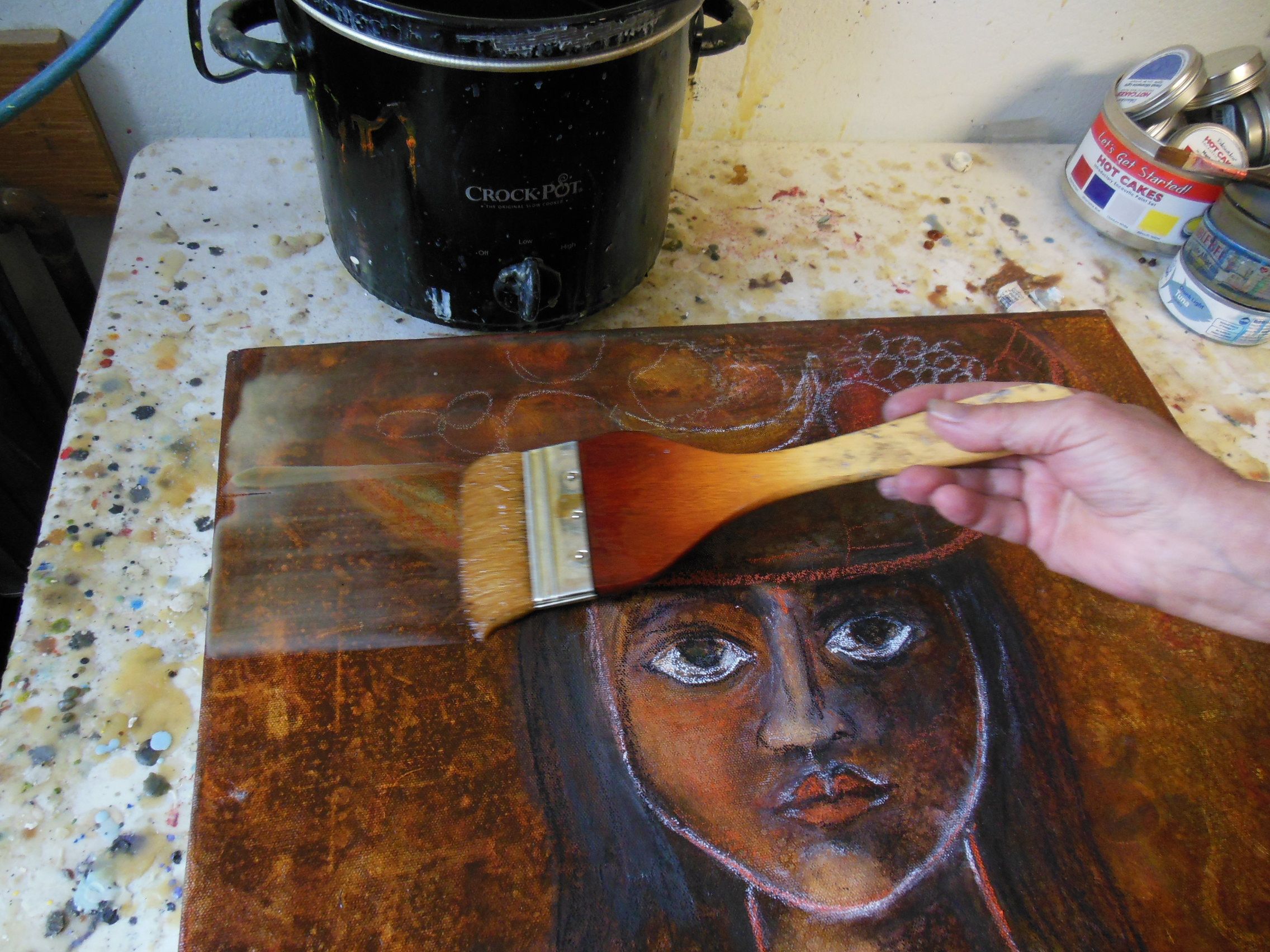 Beeswax Painting Aka Encaustic Painting : 46 Steps (with Pictures ...