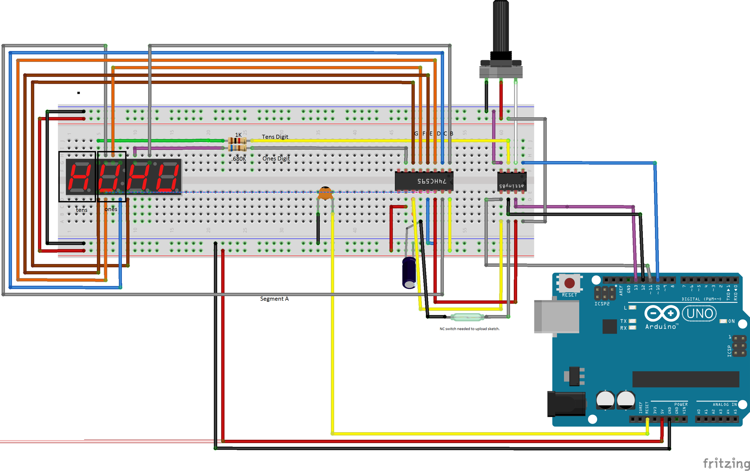 ATtiny85 Dual Digital Readout - Instructables