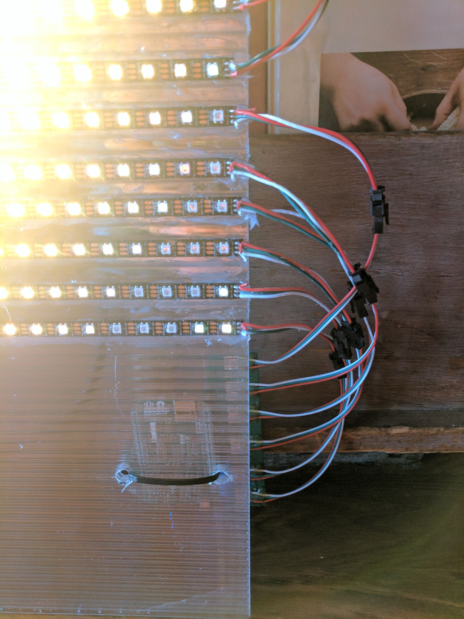 Massive Neopixel WS2812B Display Panels : 16 Steps (with Pictures ...
