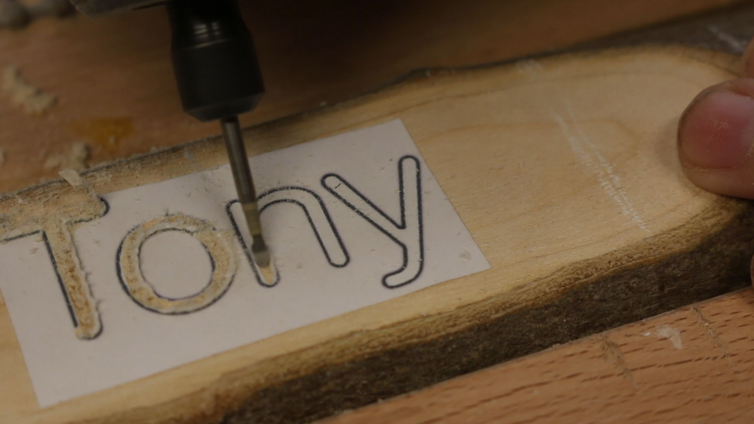 Super Simple! Rustic Log Name Plate : 4 Steps (with Pictures ...