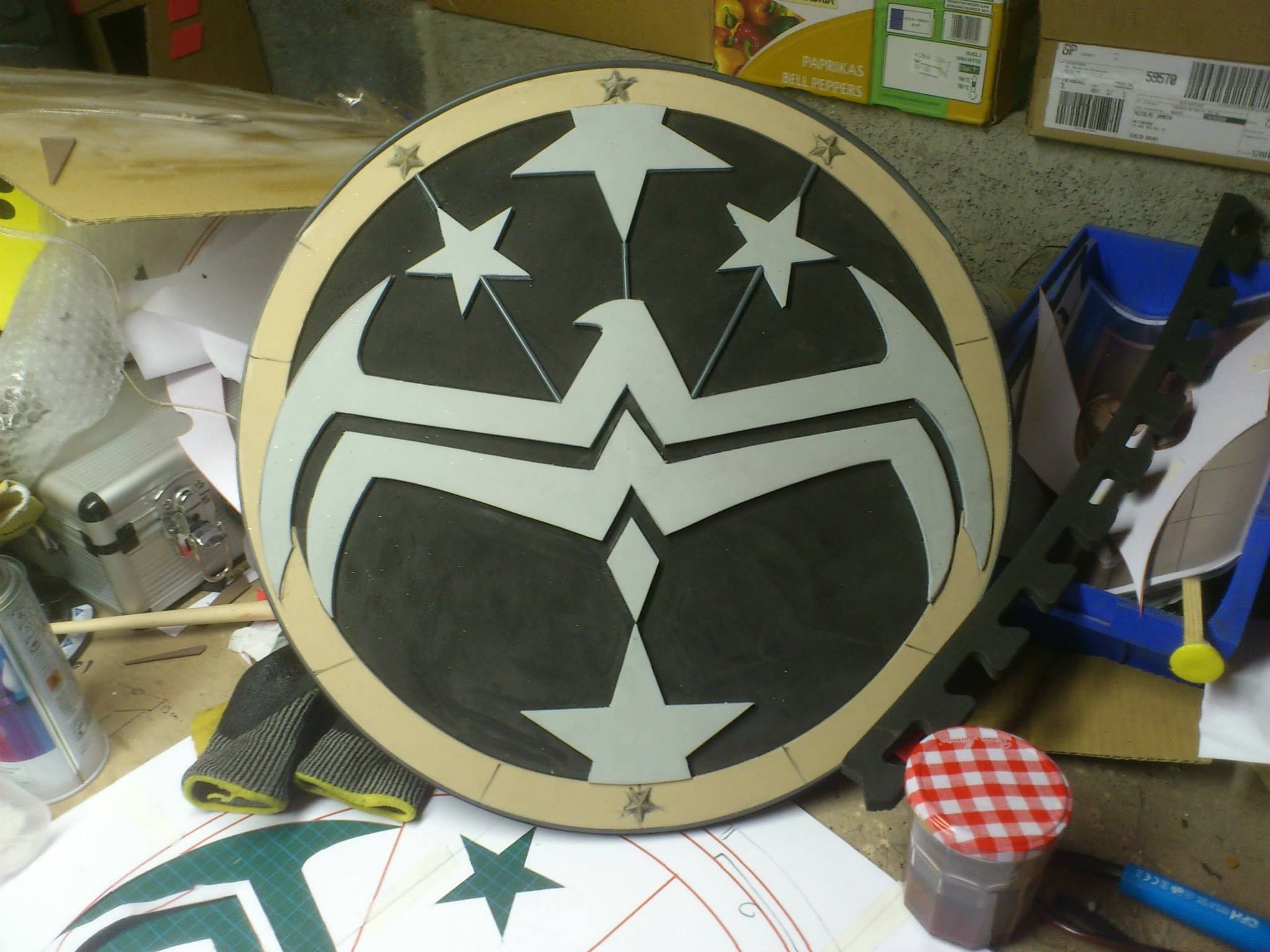 Make a Super-heroine Shield : 6 Steps (with Pictures) - Instructables