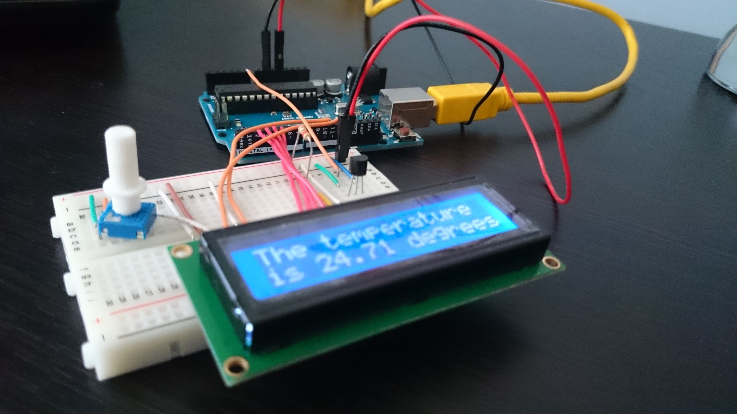 Arduino Powered Digital Thermometer : 6 Steps - Instructables