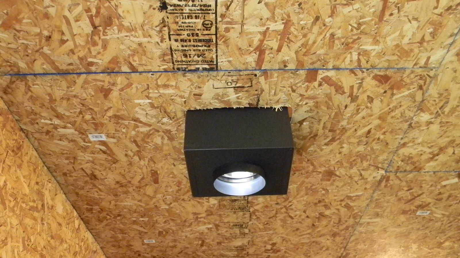 Chimney Pipe Installation for Wood Stove Through a Flat Ceiling : 8 ...