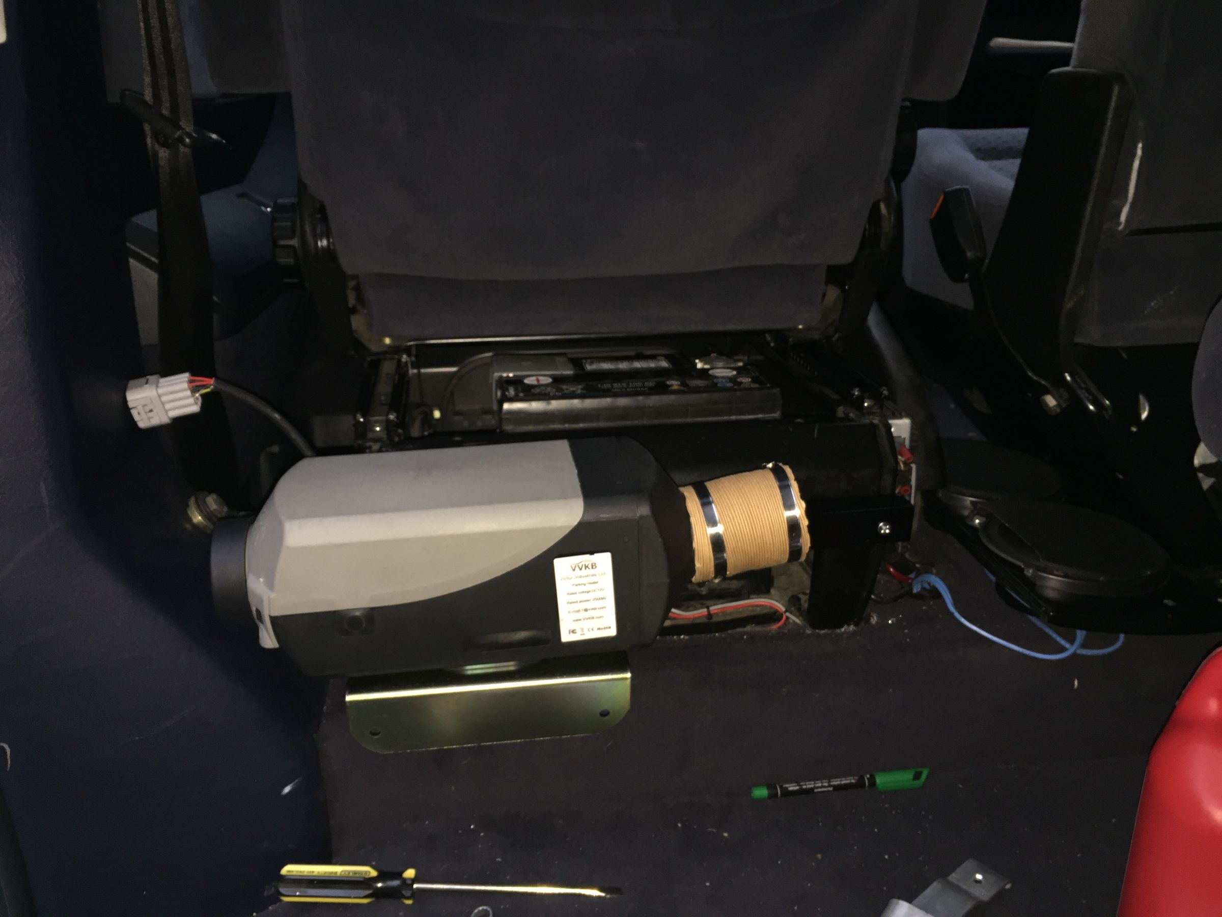 Simple Installation of a Parking Heater in a Campervan : 7 Steps ...
