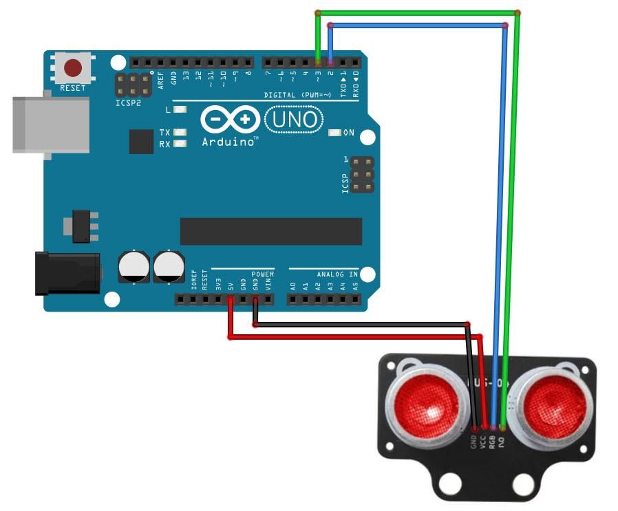 How to Use RGB LED HC‑SR04 (RUS‑04) Ultrasonic Sensor With Arduino ...