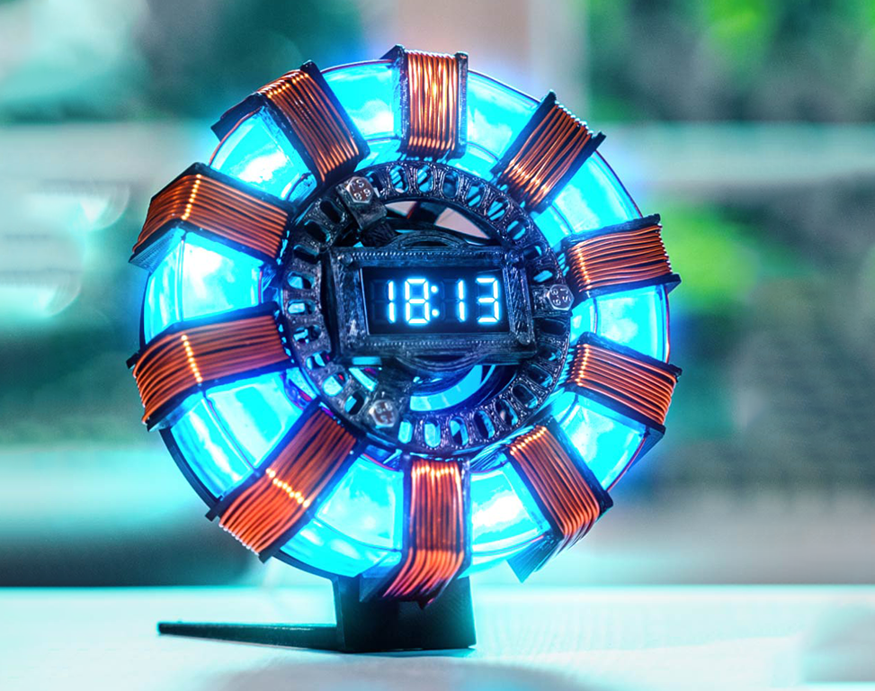 Iron Man Arc Reactor Clock : 16 Steps (with Pictures) - Instructables