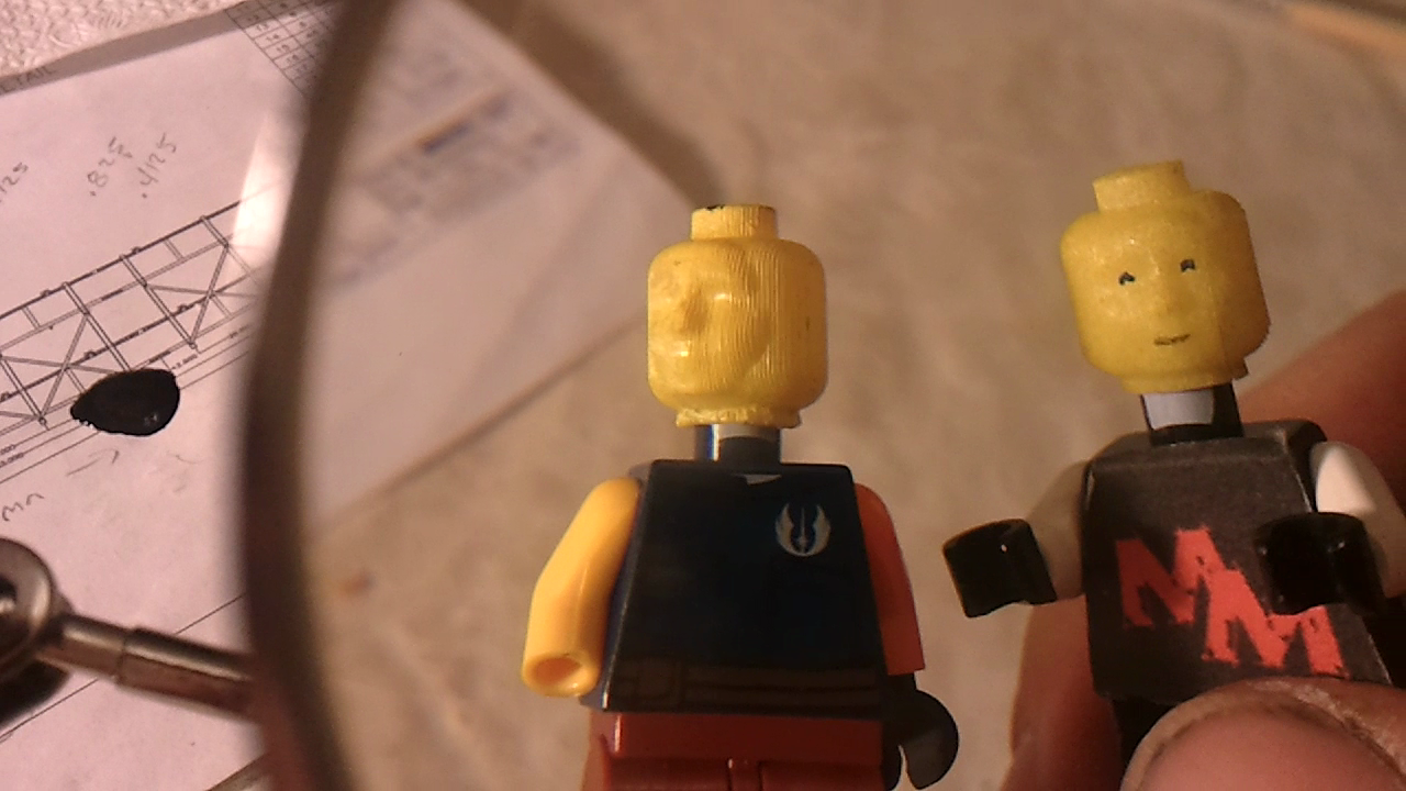 Make a Personalized 3D LEGO Mini Fig Head : 4 Steps - Instructables
