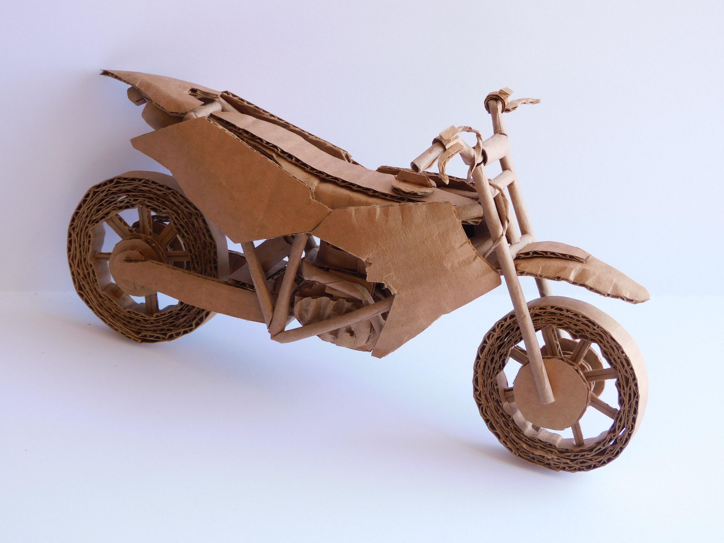 How to Make a Cardboard Model Dirt Bike : 13 Steps (with Pictures ...